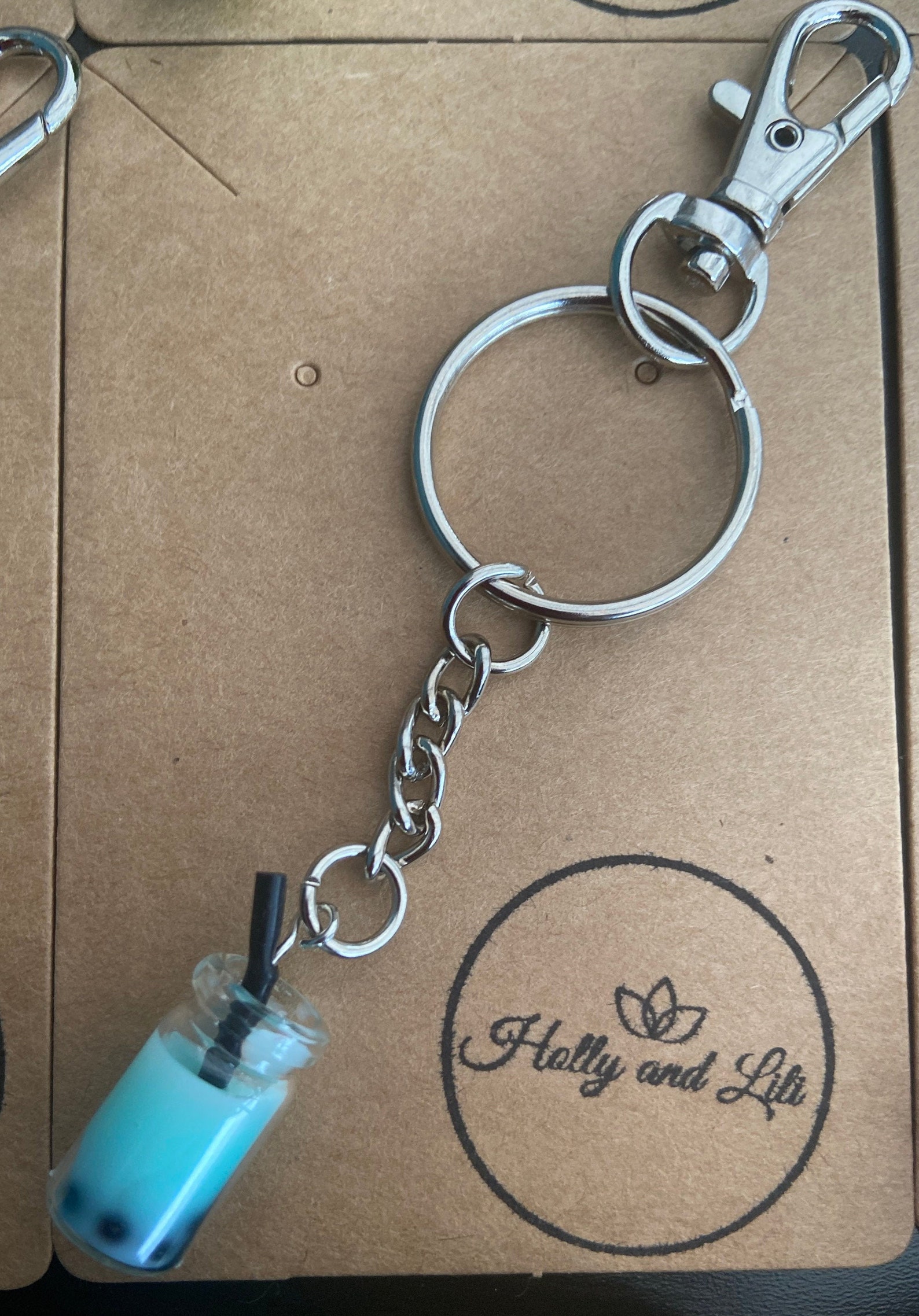 Bubble Tea Novelty Keyrings, Bubble Tea Keychains, Zipper Chains, Boba ...