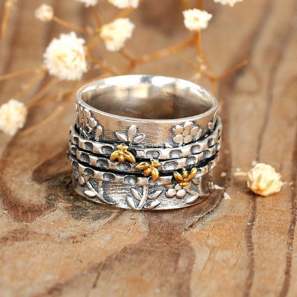 Bee Wedding Rings - Etsy