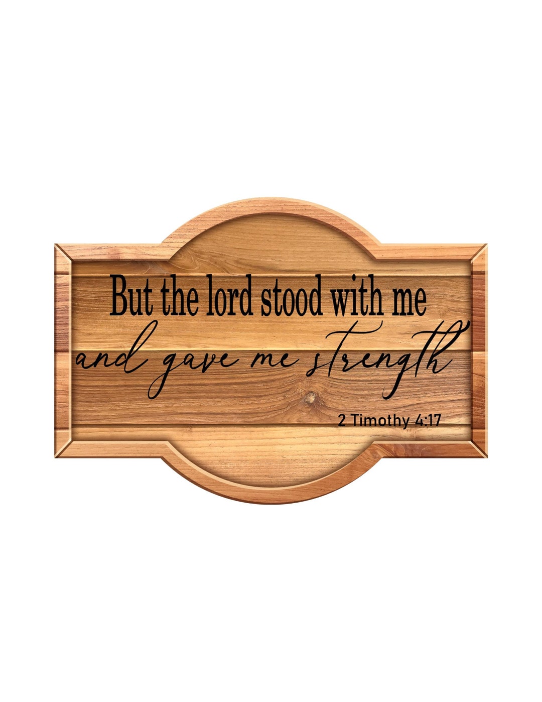 2 Timothy 4:17 Bible Verse SVG | Inspirational Christian Quote ...