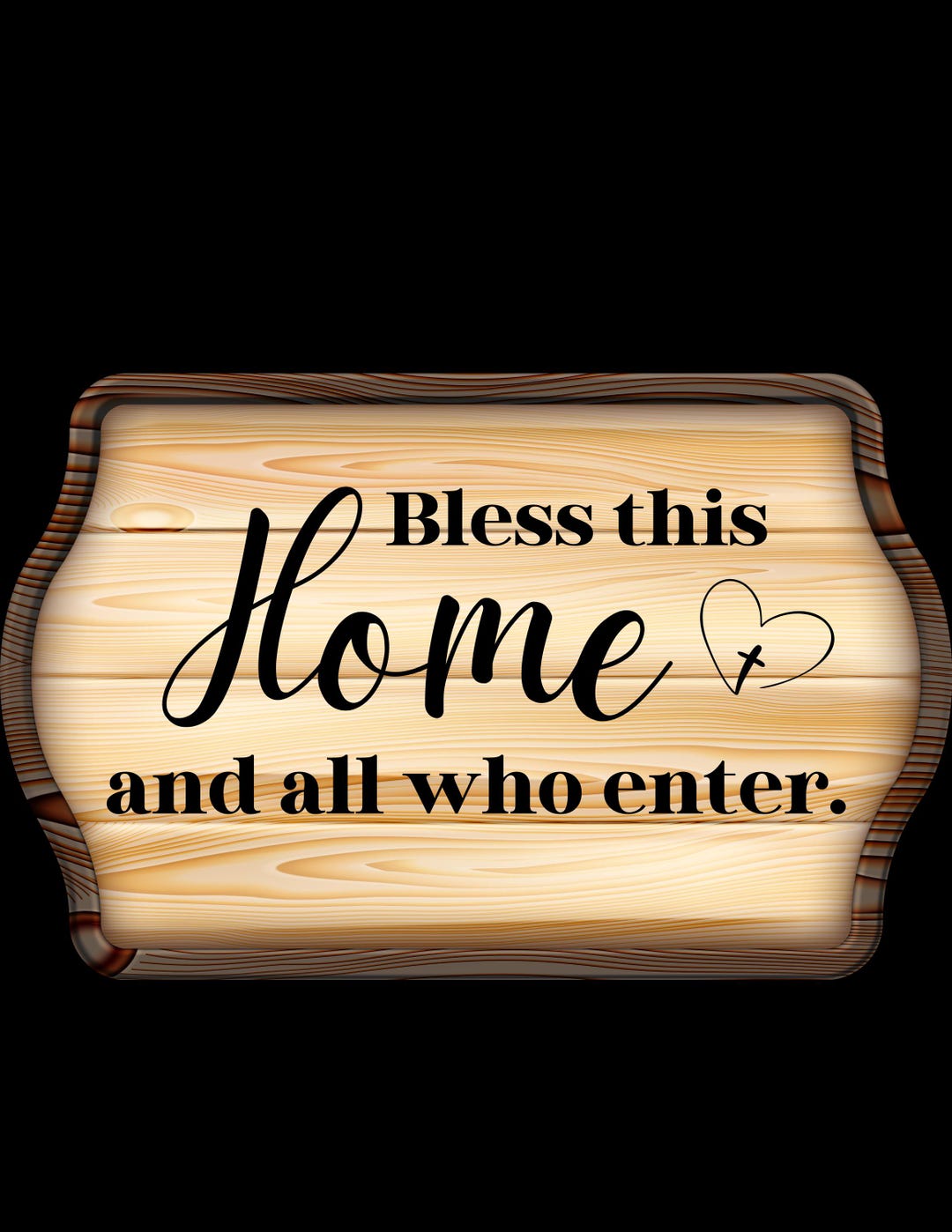 Bless This Home and All Who Enter- SVG File – Perfect for Custom ...