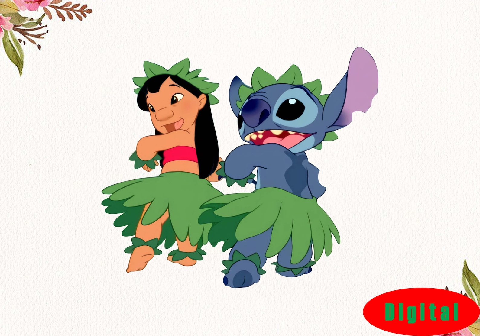 Lilo and stitch svgLilo Dance Hula Hawaii and Stitch Svg | Etsy