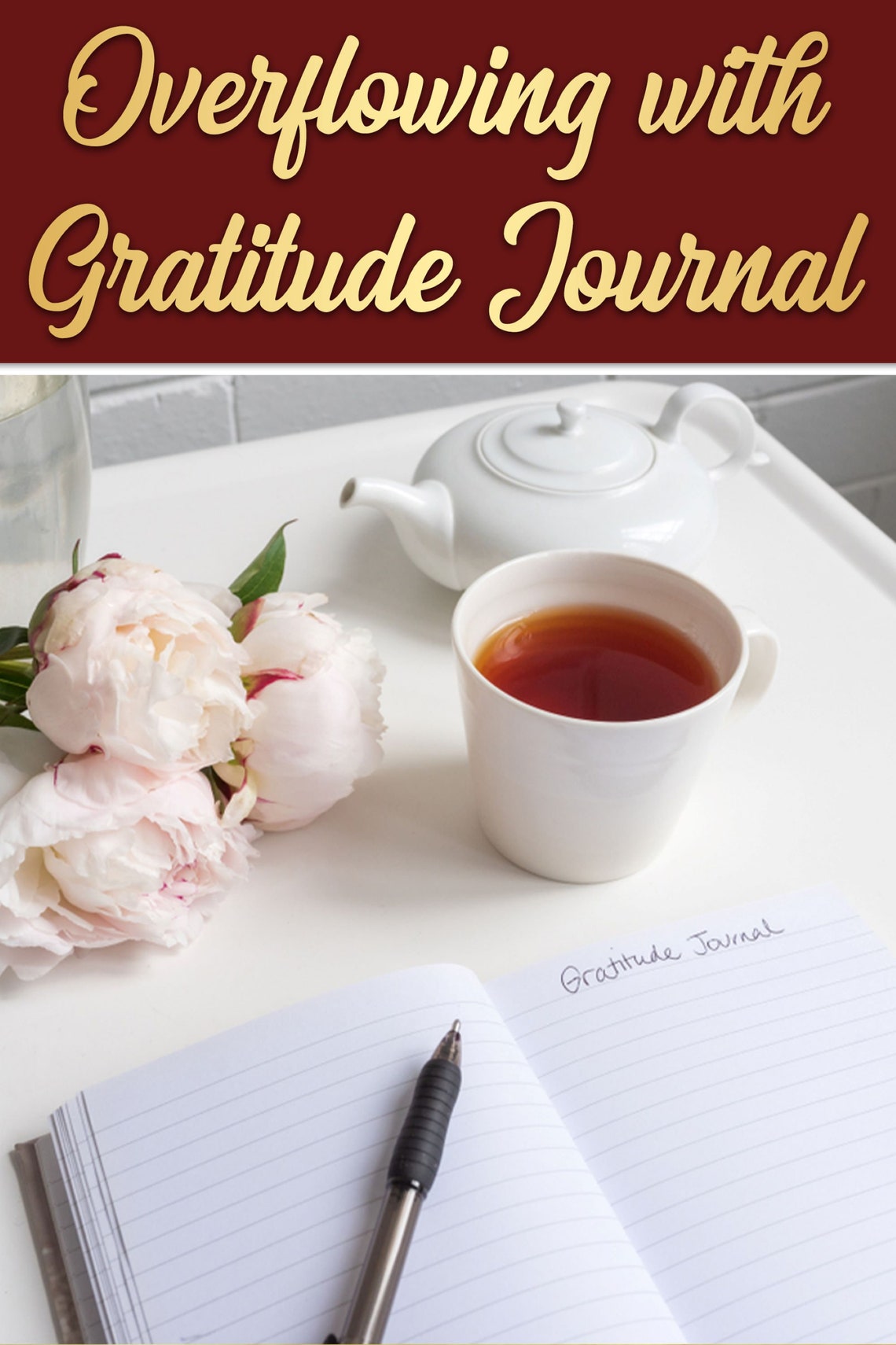 Overflowing With Gratitude Journal - Etsy