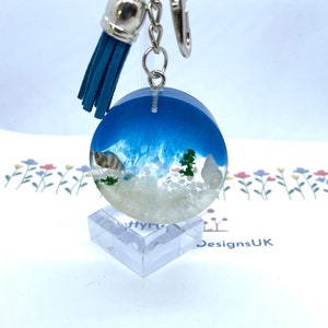 Ocean Keychain, Seashell, Sand and Beach Gifts, Seashore, Driver Gift ...