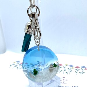 Ocean Keychain, Seashell, Sand and Beach Gifts, Seashore, Driver Gift ...