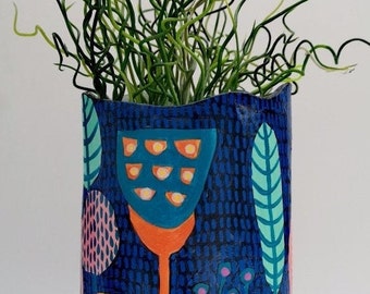 Funky Flower Pot | Etsy