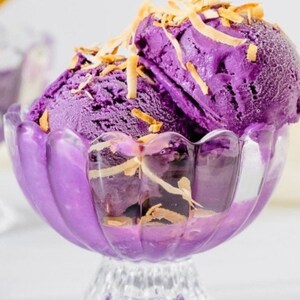 Organic Purple Yam/ Dioscorea Alata /ube or Greater Yam ,cooked (only ...