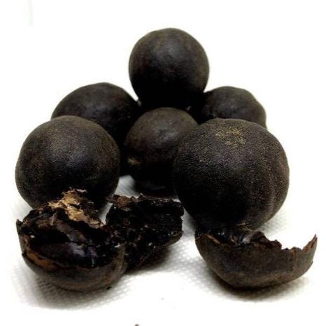 Dried Black Lime / Lemon Powder Organic Pure Natural Smoked Whole Black ...