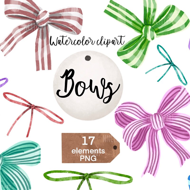 Watercolor Ribbons - Etsy