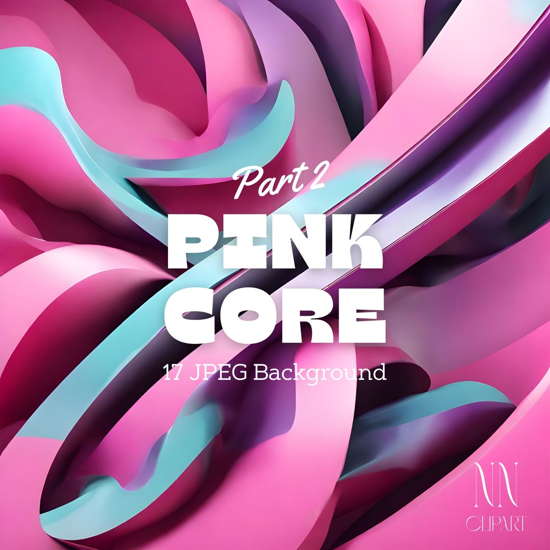 Dreamcore Pink Digital Paper Pack Абстрактные 3D пластиковые фоны - Etsy