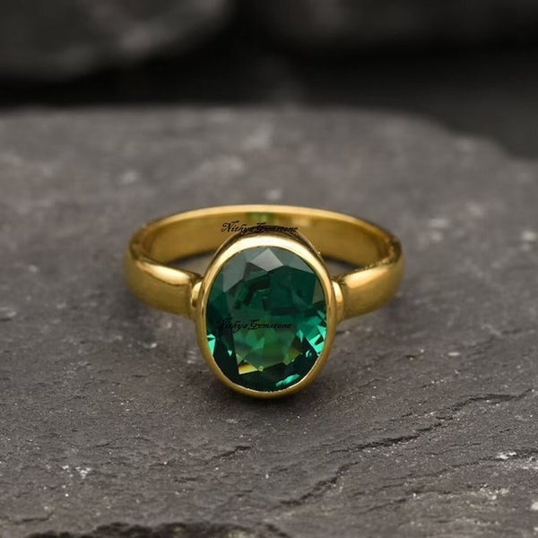 Emerald Ring - Etsy