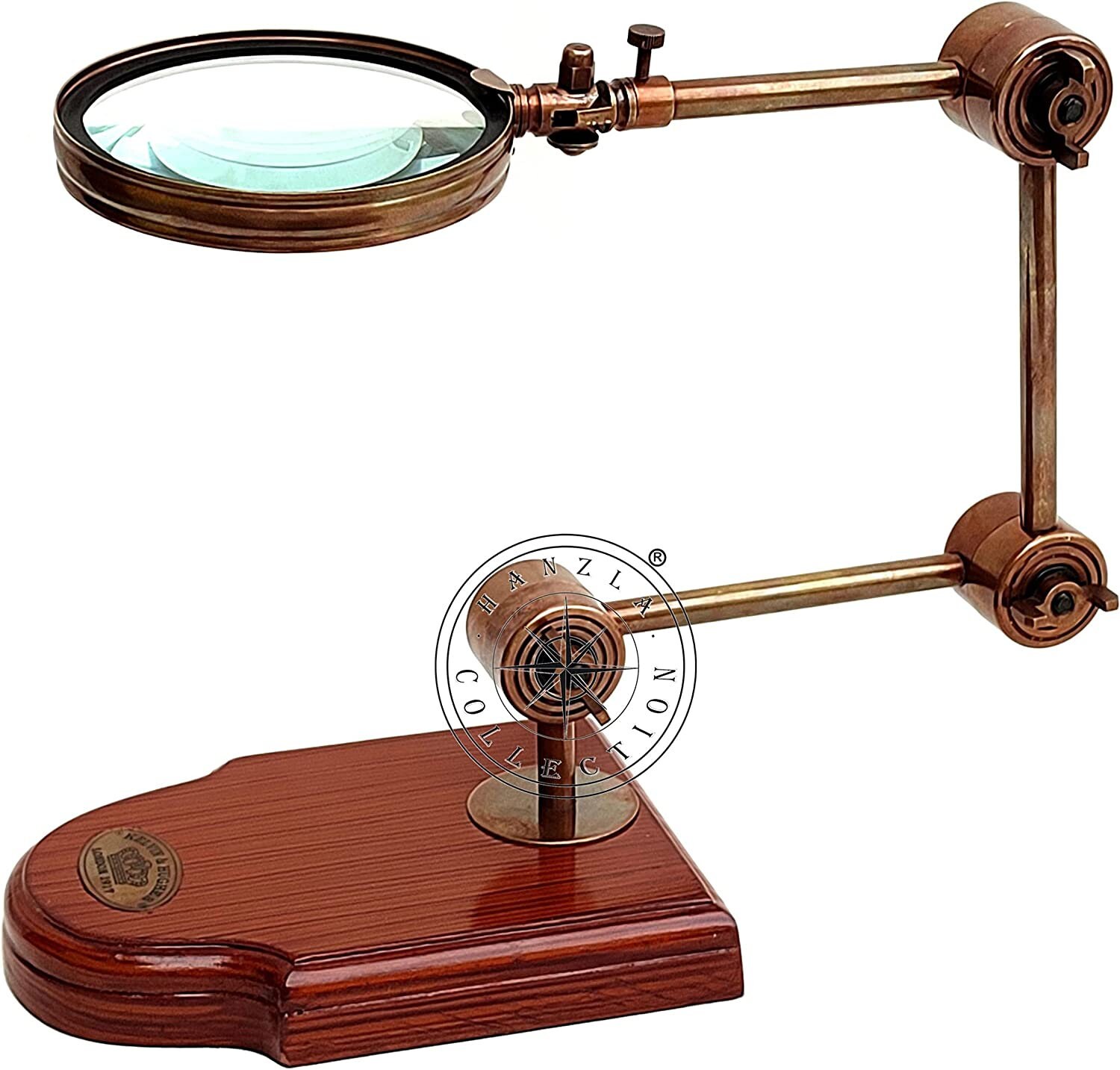 Brass Desk Magnifier Moveable Lens Kelvin & Hugnes London Marine ...