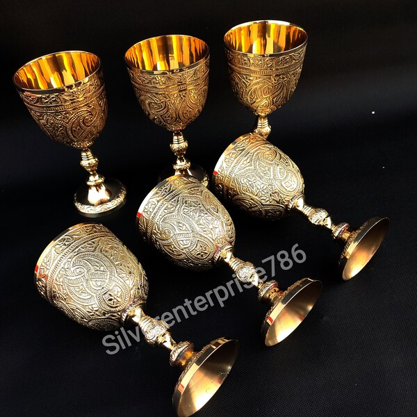 Brass Goblet - Etsy