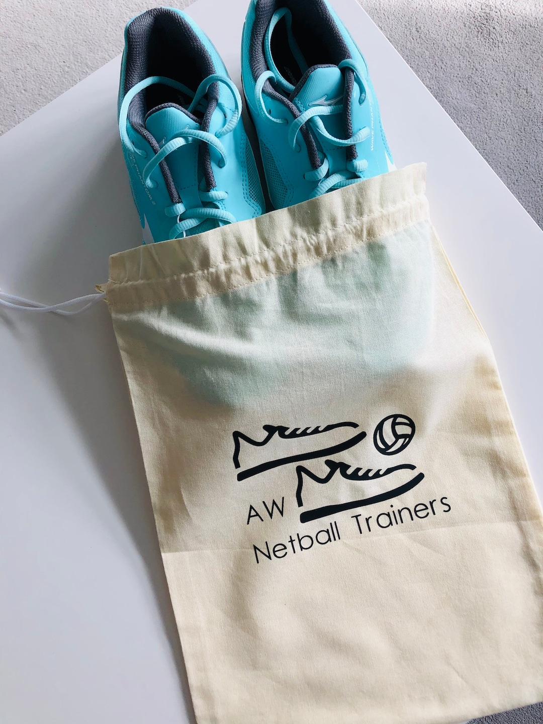 Personalised Netball Trainers Bag / Gift - Etsy UK