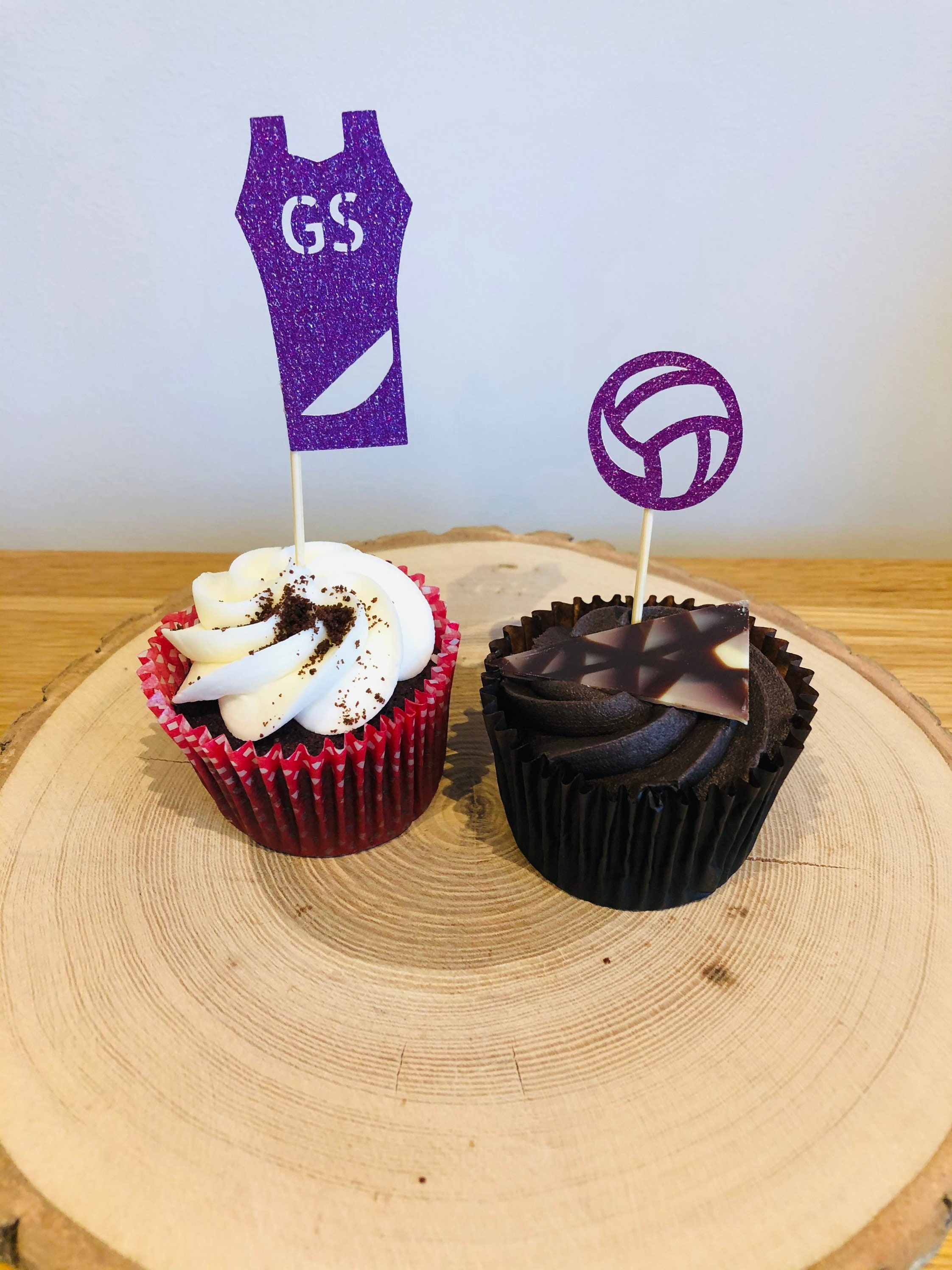 Netball Cupcake Toppers 10 Pack - Etsy UK