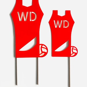 1x Netball Cake Topper / Custom Netball Position - Etsy UK