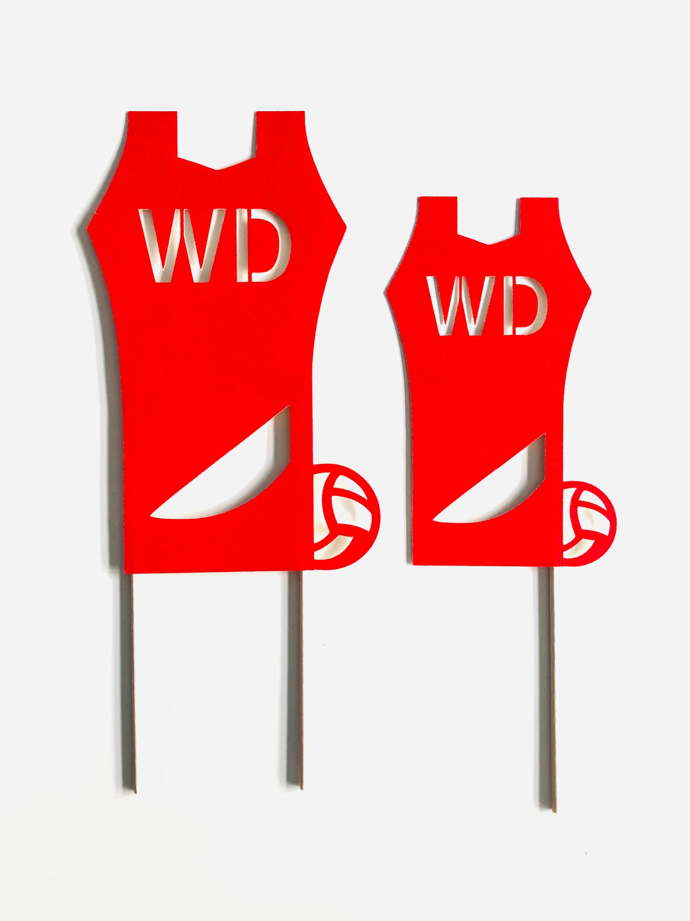 1x Netball Cake Topper / Custom Netball Position - Etsy UK