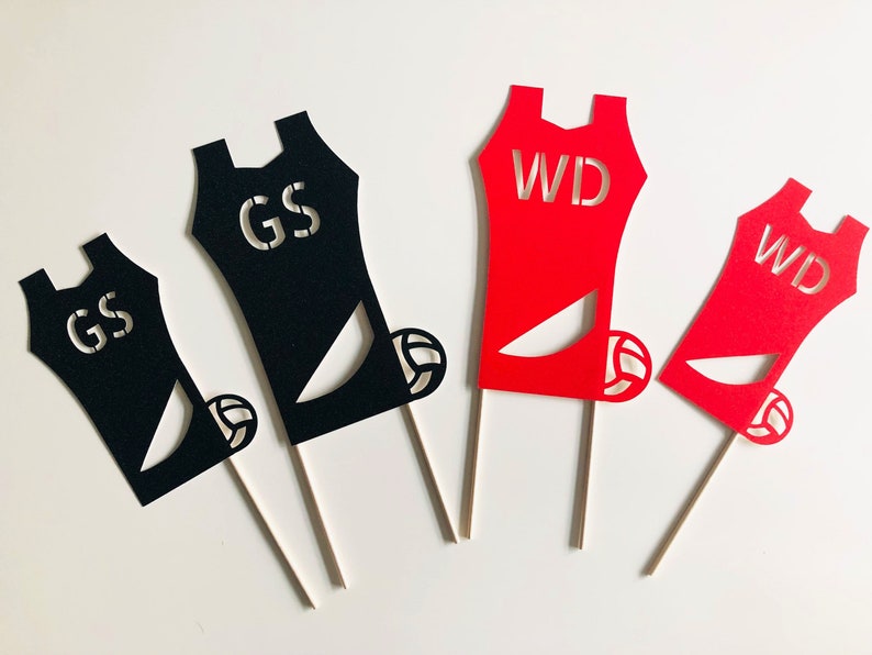 1x Netball Cake Topper / Custom Netball Position - Etsy UK