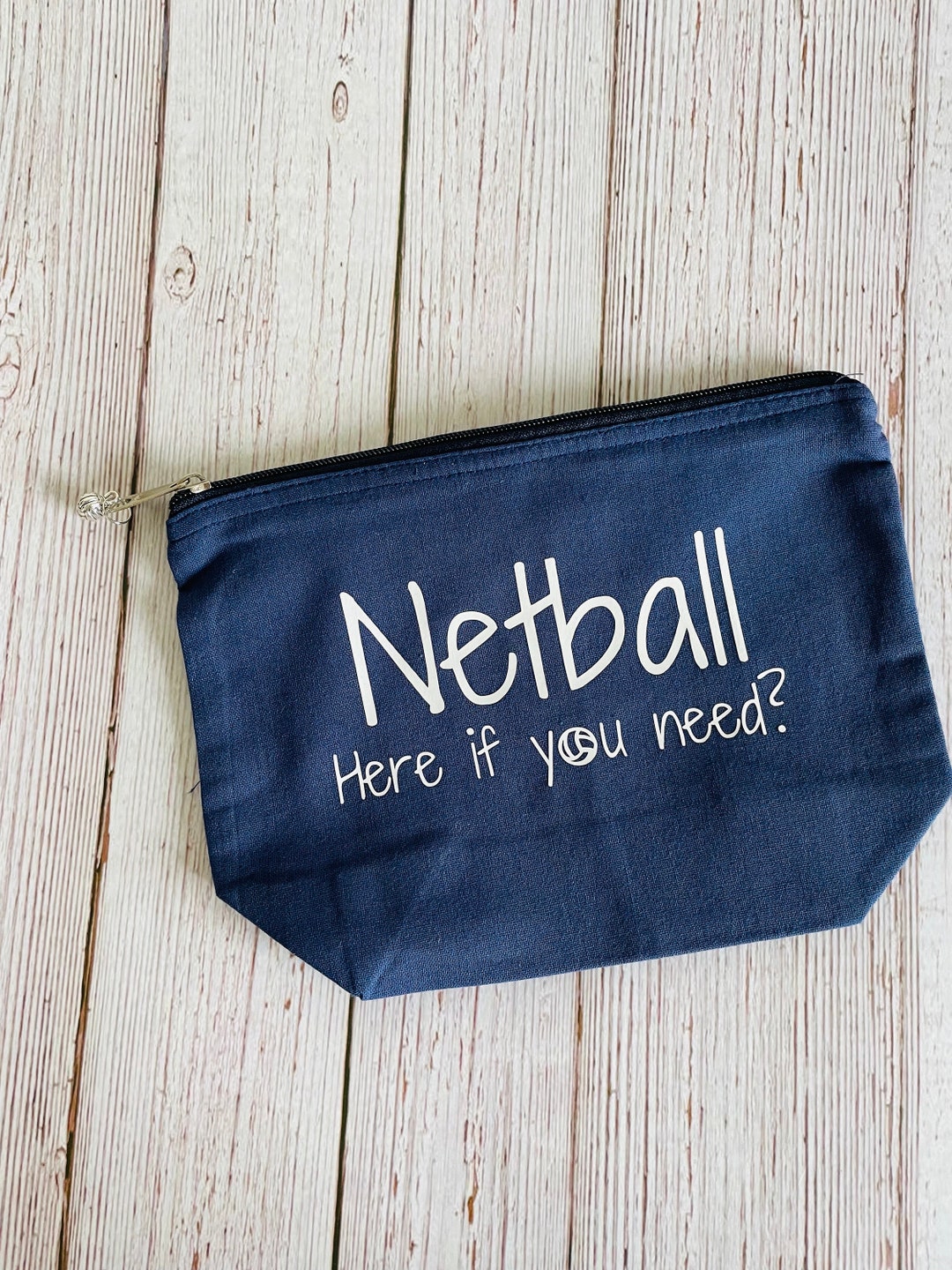 Netball Gift Bag Cosmetic/money Bag Navy - Etsy