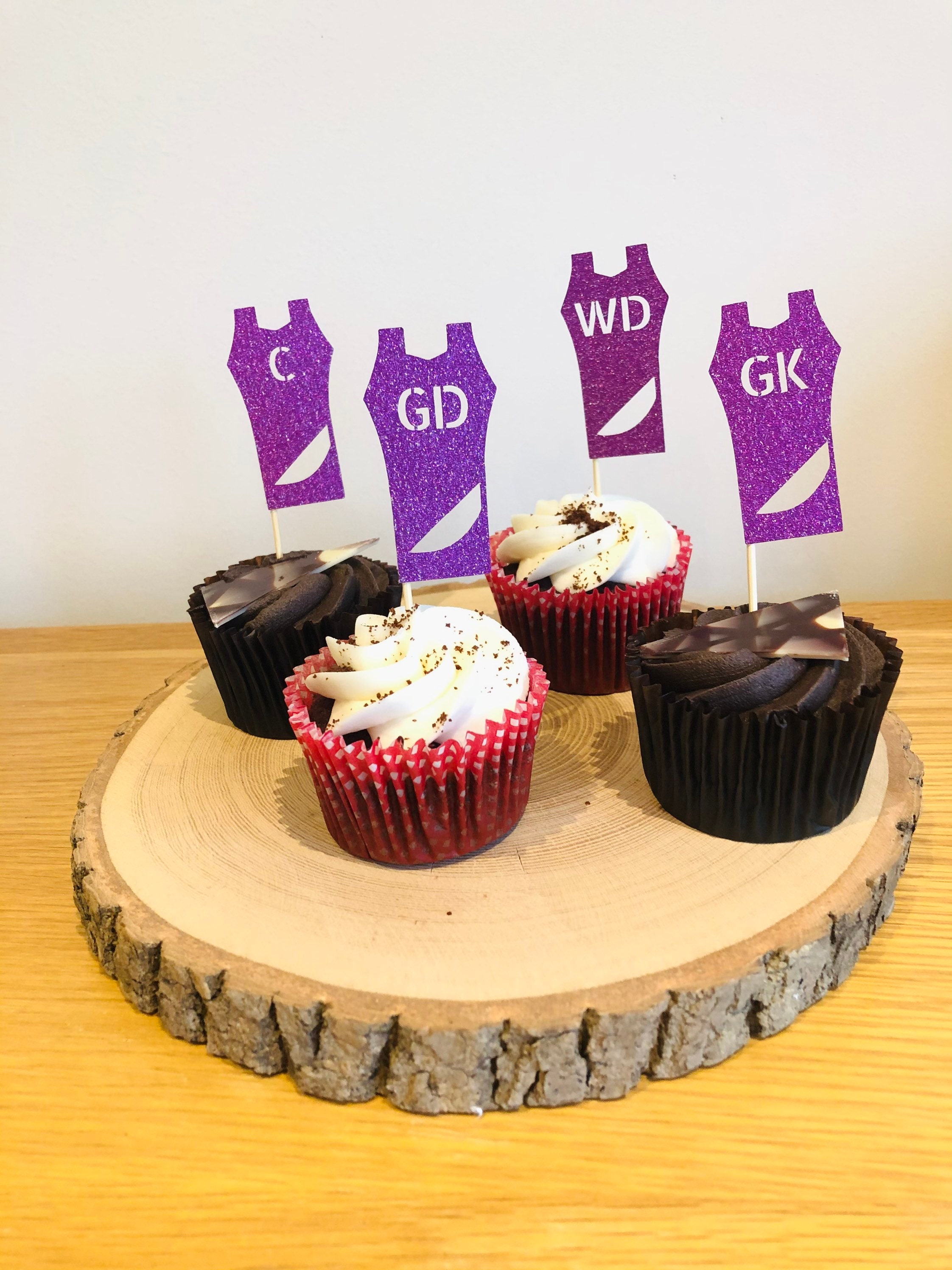 Netball Cupcake Toppers 10 Pack - Etsy