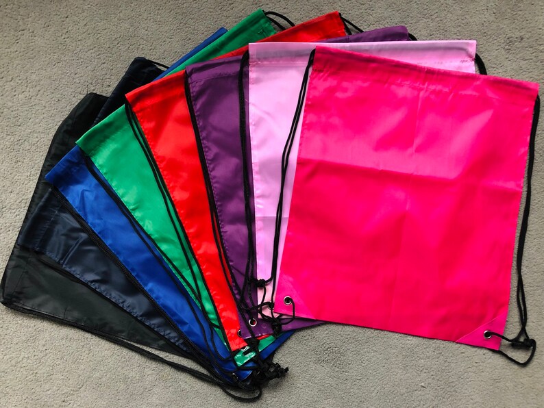Netball Nylon Drawstring Bag Personalised With Position and Name - Etsy