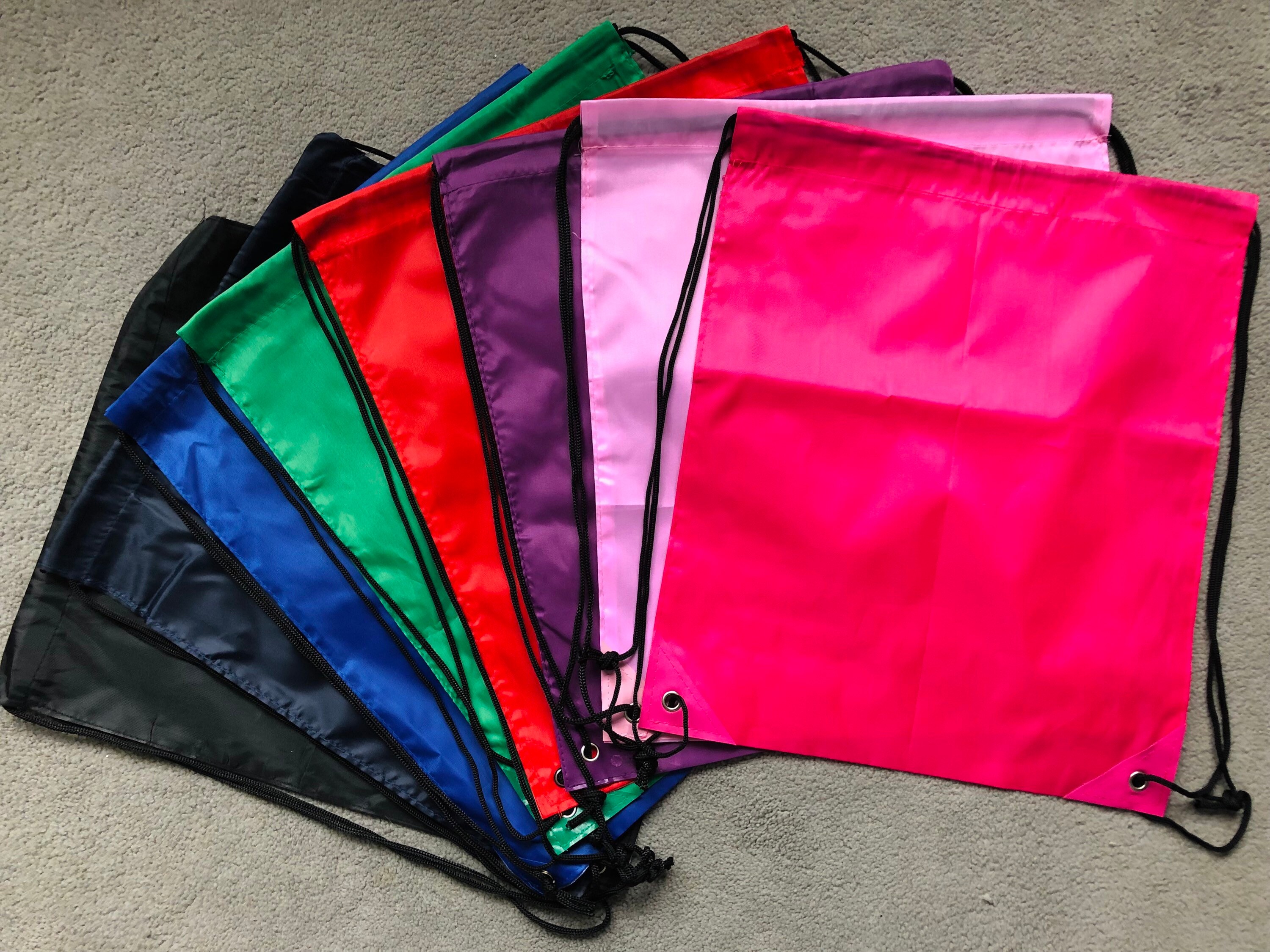 Netball Nylon Drawstring Bag Personalised With Position and Name - Etsy