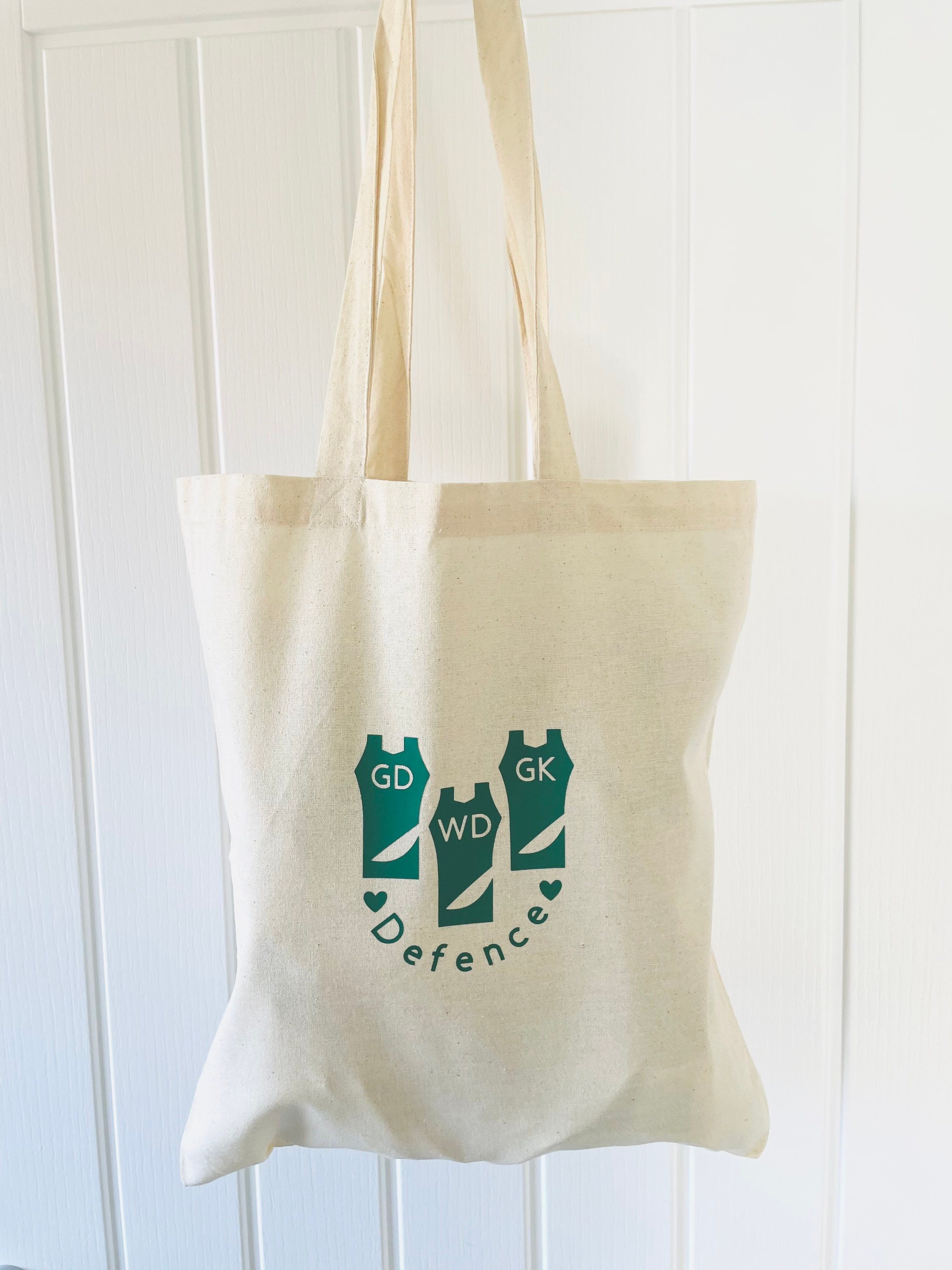 Netball Tote Bag Court Positions: Attack Defence or Mid Court - Etsy