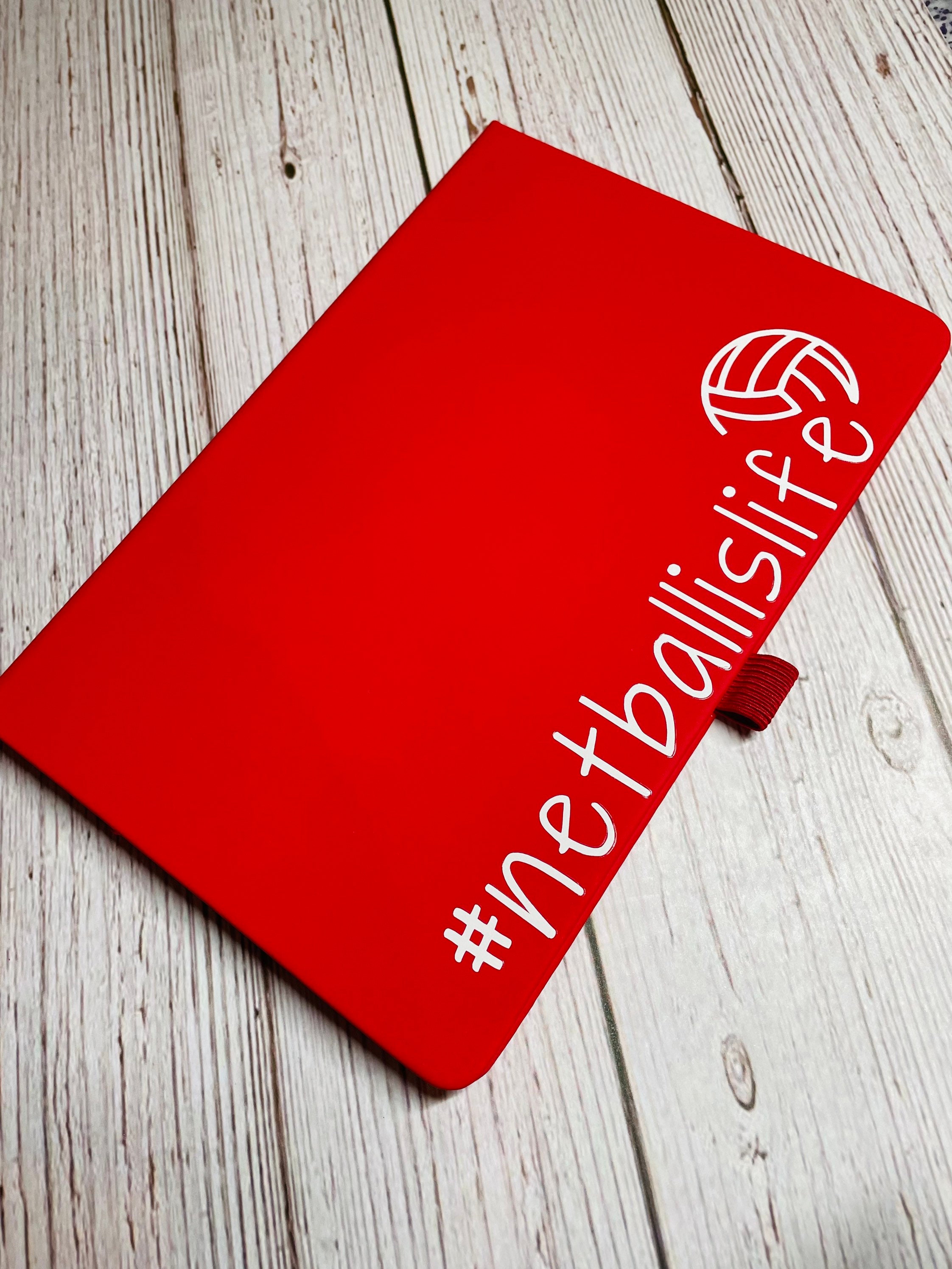 Netball Notebook A5 Lined Paper Soft Touch Netball is Life - Etsy Australia