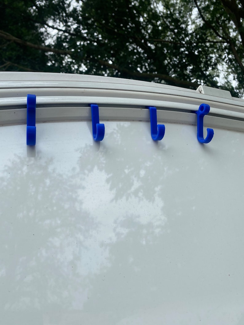 Caravan Awning Rail Hooks Set of Four - Etsy