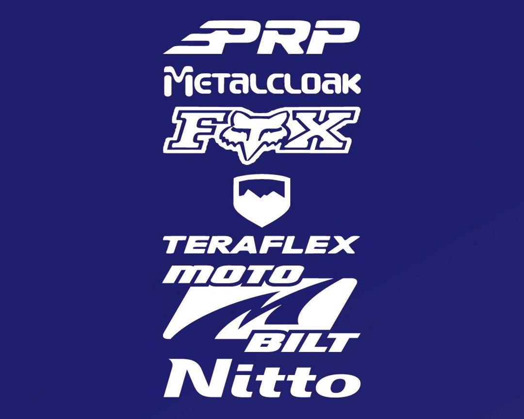 6 Racing Sponsor Logos Decal Stickers High Quality, Cars, Trucks and ...