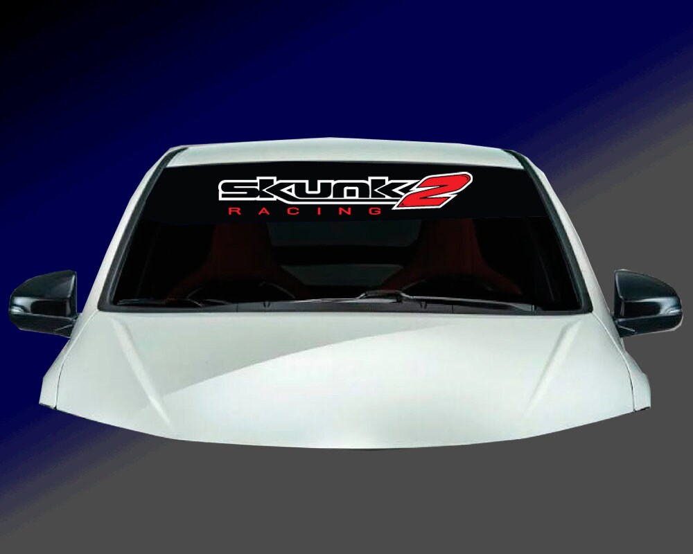 SKUNK 2 Racing Windshield Decal Sticker Car Trucks and More Many Colors ...