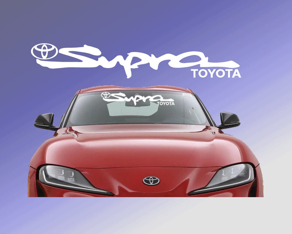 Supra Toyota Racing Logo Sports Decal Sticker 2001-2022 Many - Etsy
