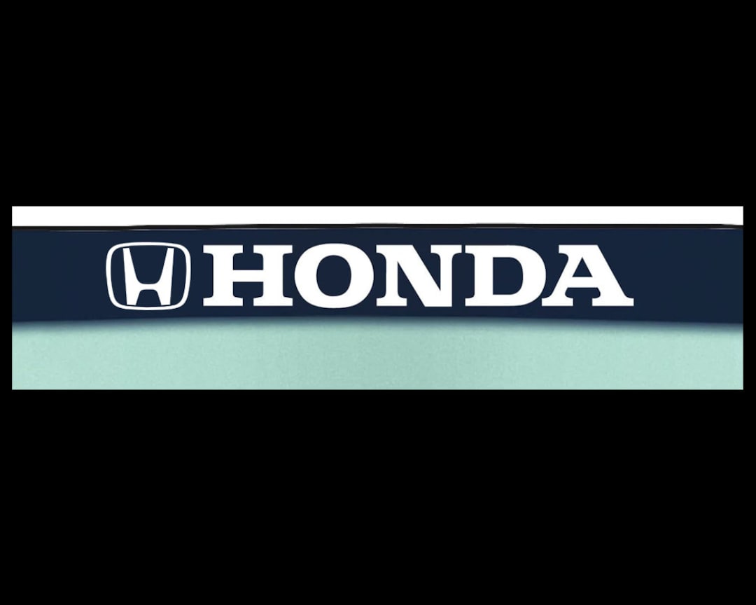 Honda Word and Logo Windshield Decal Sticker Banner Cars Trucks and ...