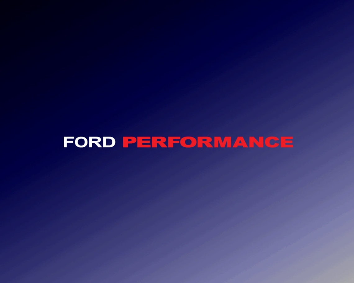 Ford Performance Decal Sticker Focus RS ST Fits F-150 - Etsy Canada