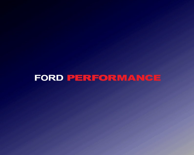 Ford Performance Decal Sticker Focus RS ST Fits F-150 - Etsy Canada