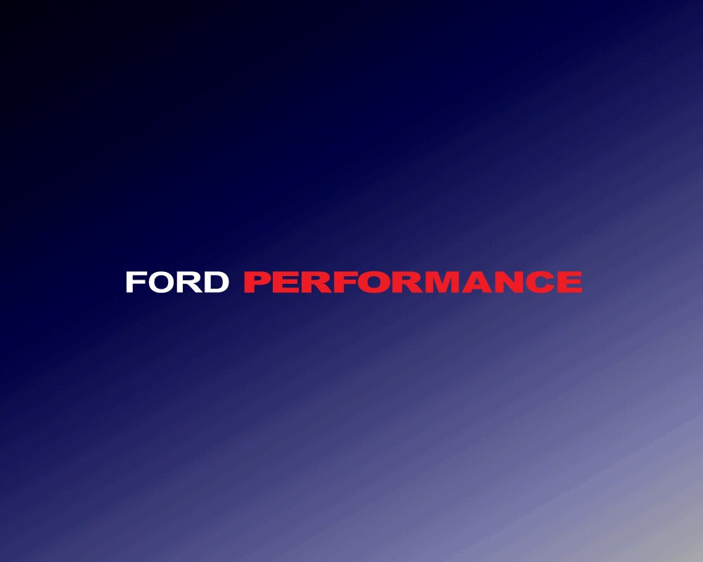 Ford Performance Decal Sticker Focus RS ST Fits F-150 - Etsy Canada