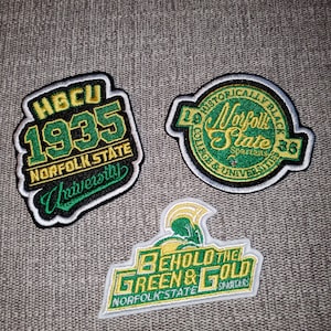 Please Review Description Norfolk State University NSU HBCU Patch - Etsy