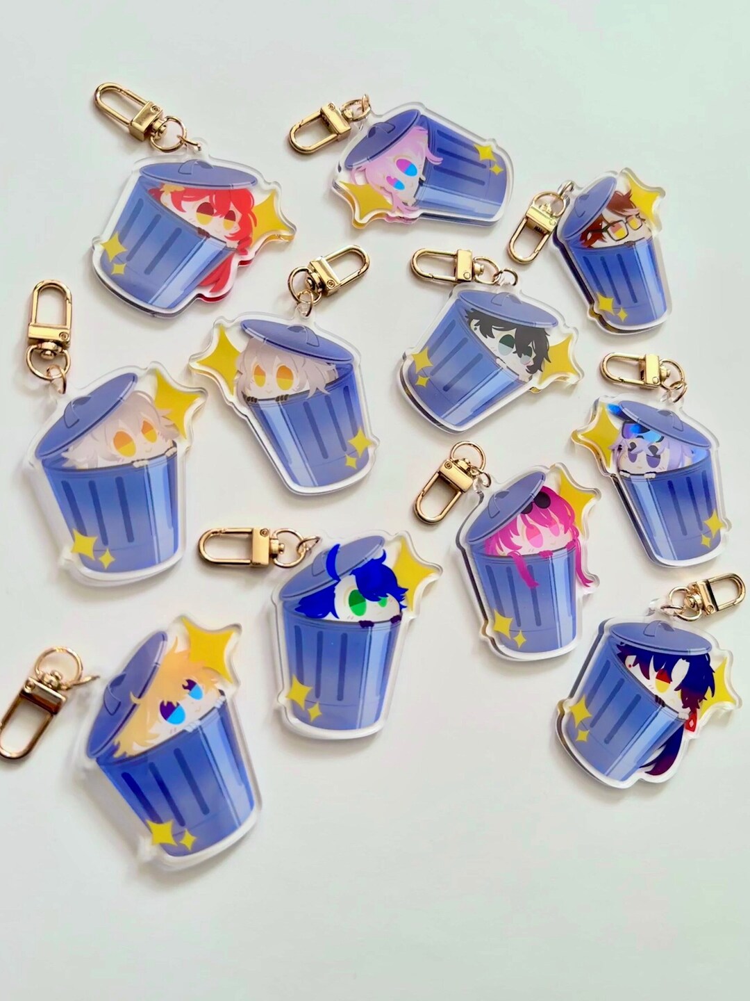 Honkai Star Rail Trash Can Acrylic Clear Charms - Etsy