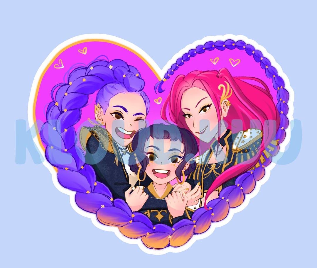 Kpop Demon Hunter Huntrix Sticker - Etsy