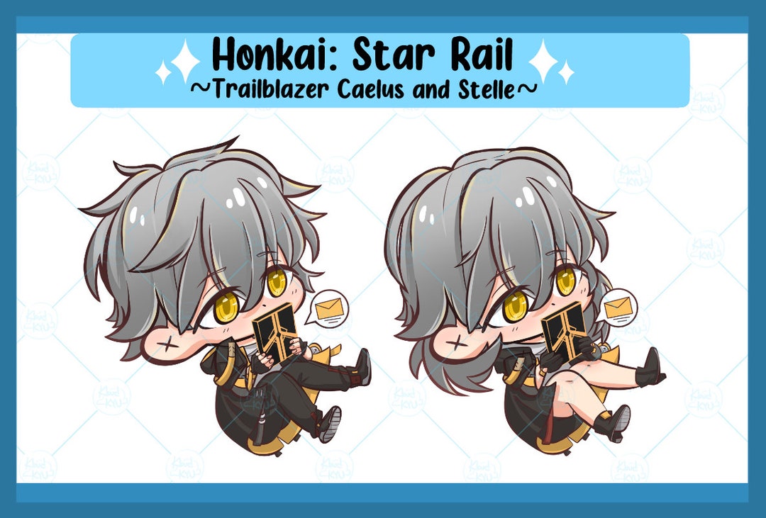 Trailblazer Honkai Star Rail Caelus Stelle Sticker - Etsy