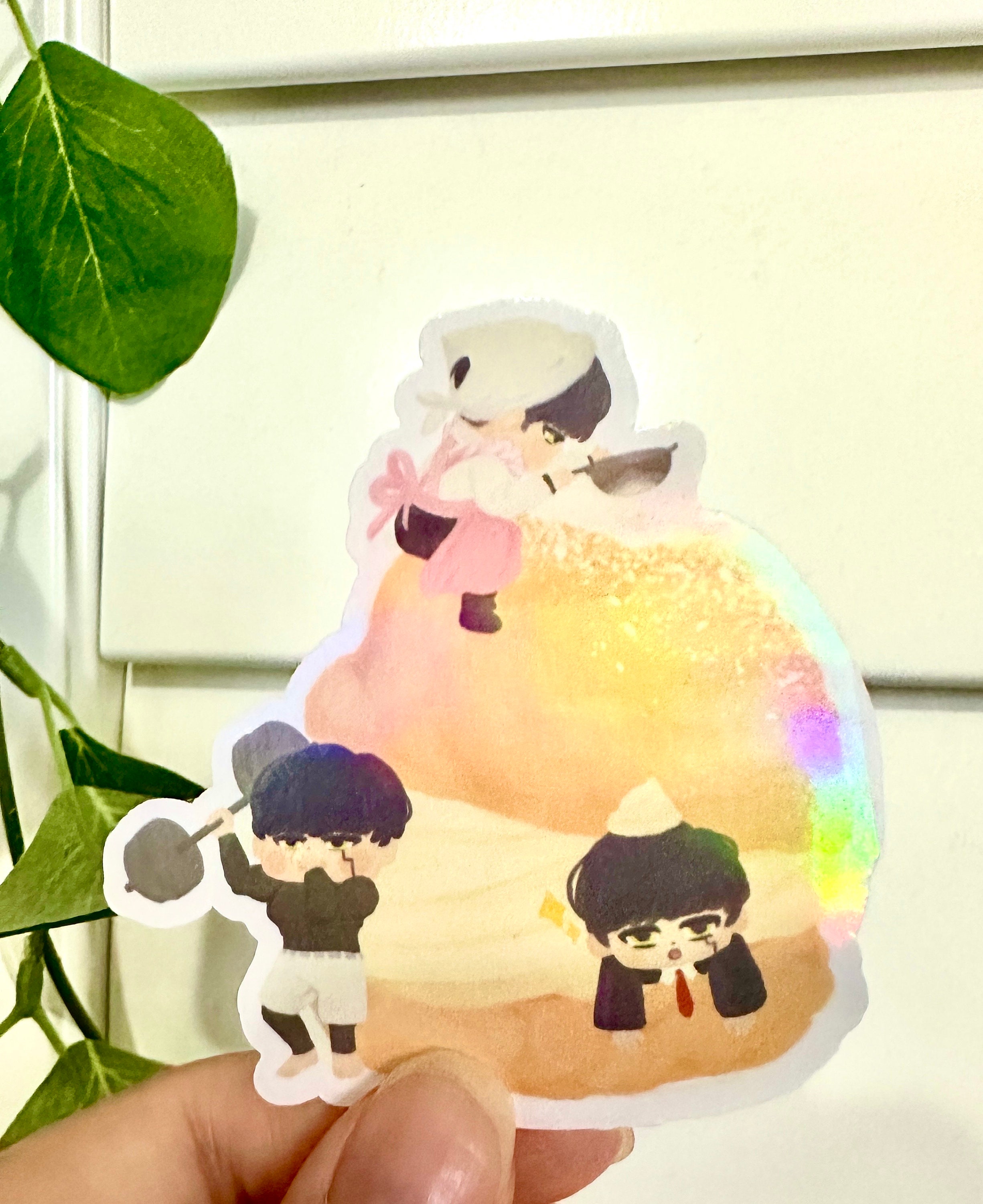 Cream Puff Mashle Sticker - Etsy