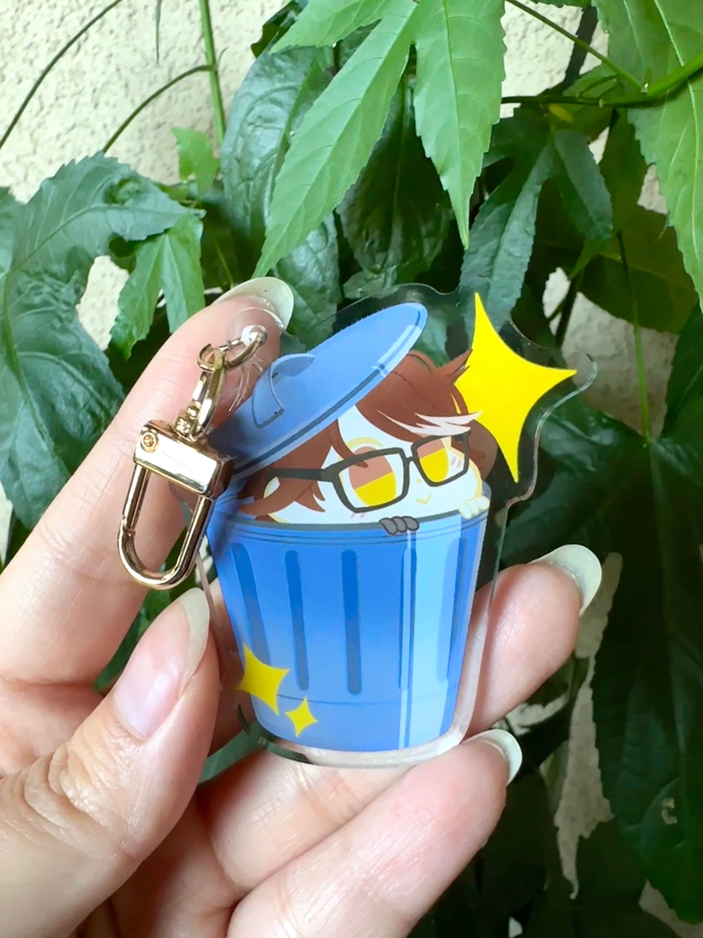 Honkai Star Rail Trash Can Acrylic Clear Charms - Etsy