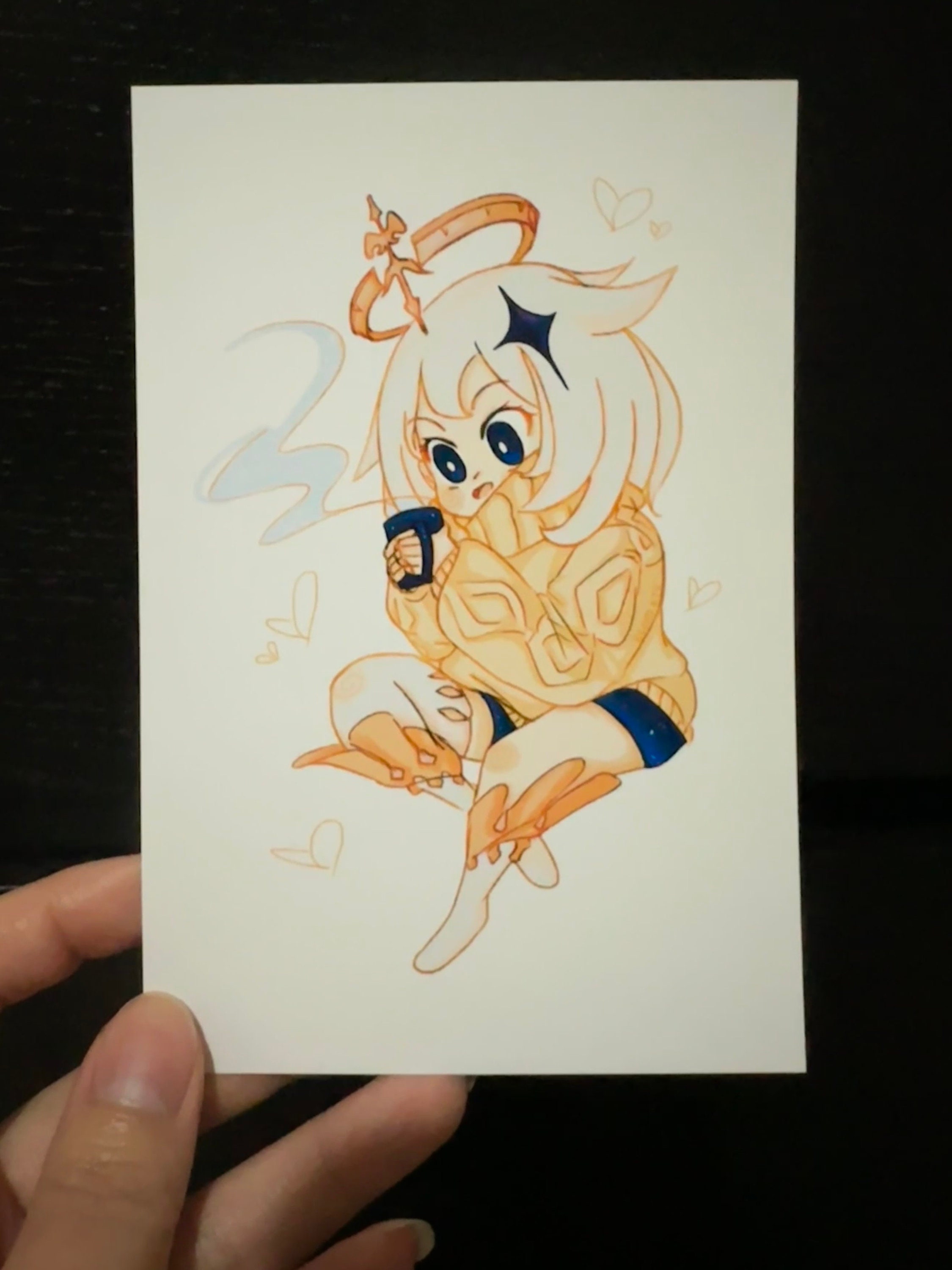Genshin Impact Cozy Paimon Sweather Hot Drink Print - Etsy