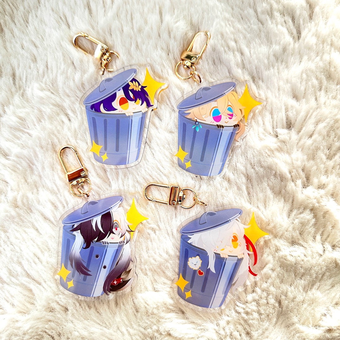 Honkai Star Rail Trash Can Acrylic Clear Charms P2 - Etsy