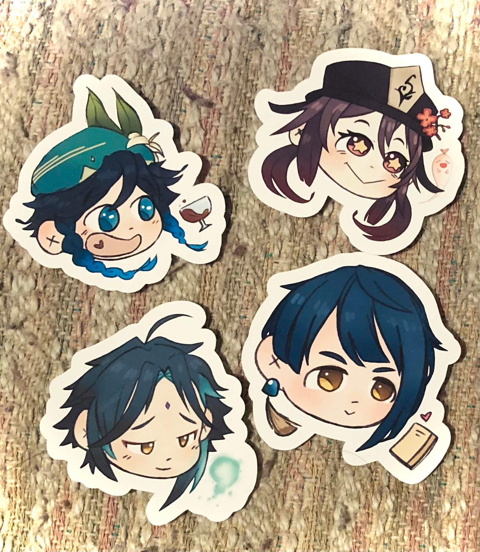 Genshin Impact Stickers - Etsy