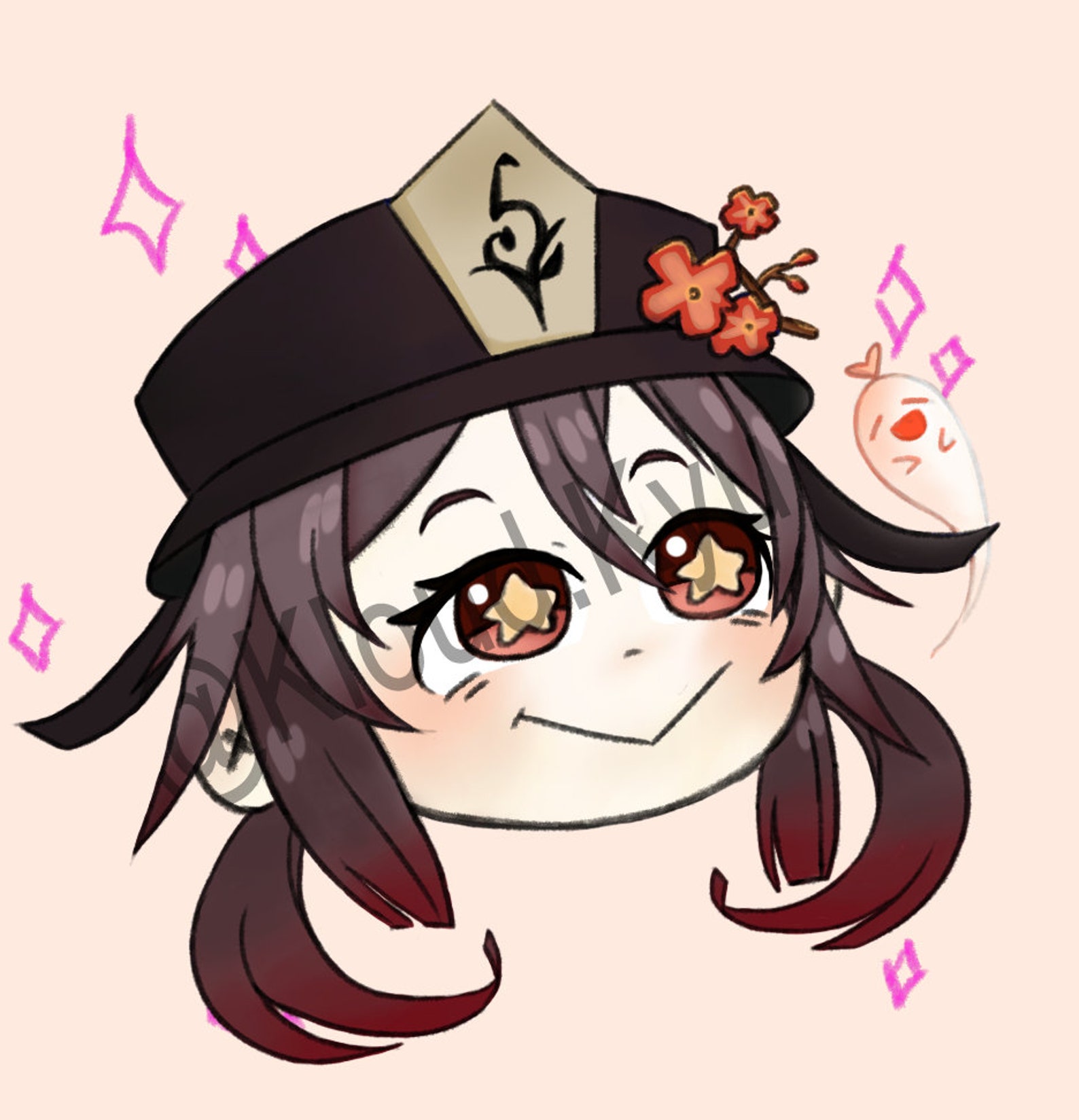 Genshin Impact Stickers | Etsy