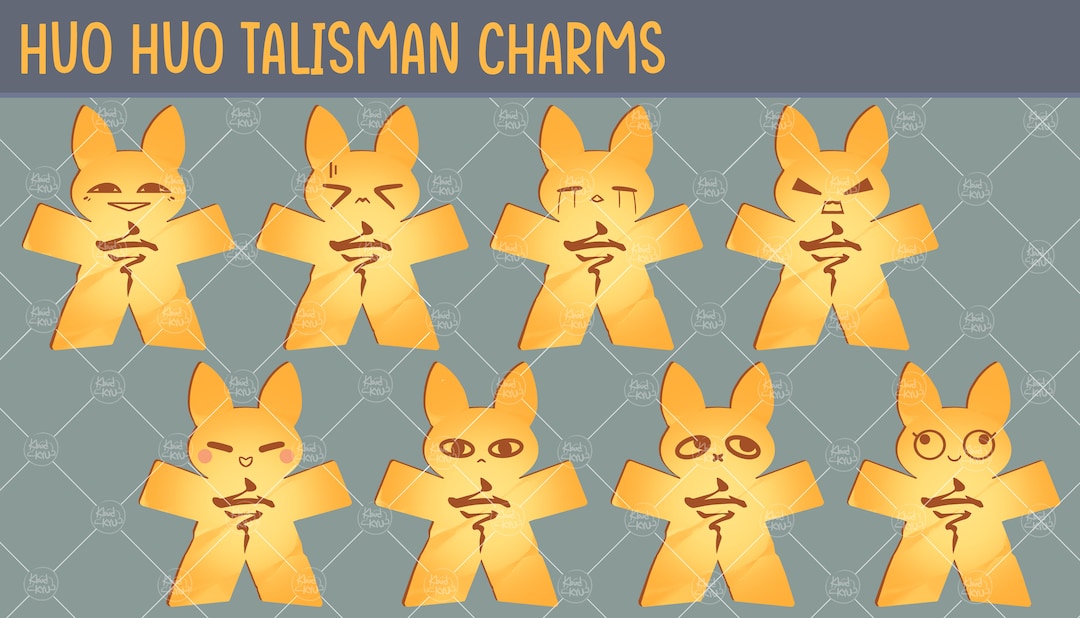 Honkai Star Rail: Huo Huo Talisman Charms Stickers - Etsy