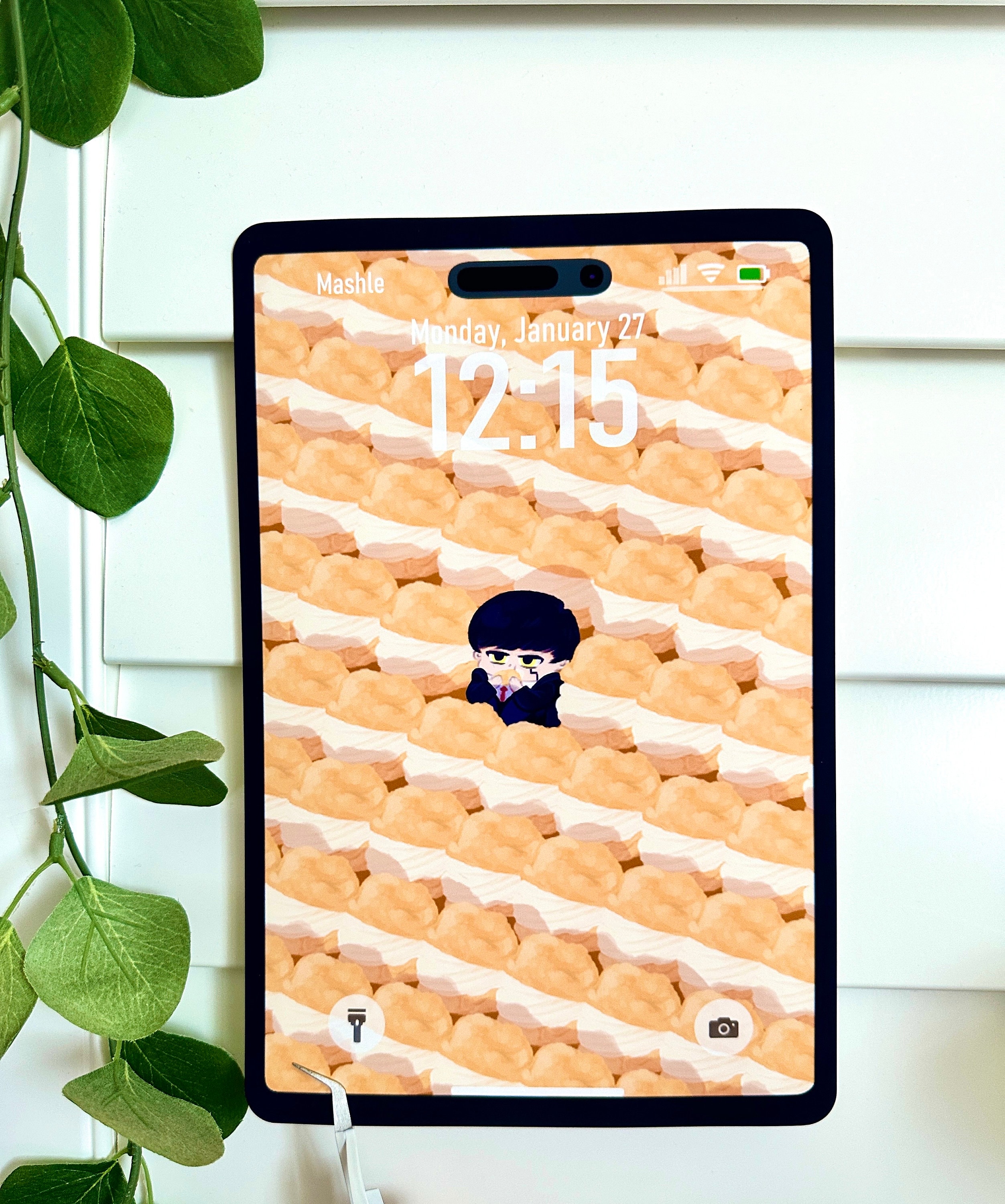 Mashle Cream Puff Phone Wallpaper Lock Screen Print - Etsy
