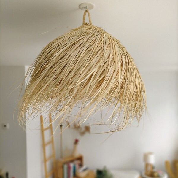 Straw Light Pendant - Etsy