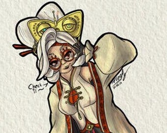 Fully Shaded Drawing of Your Character With a Custom - Etsy