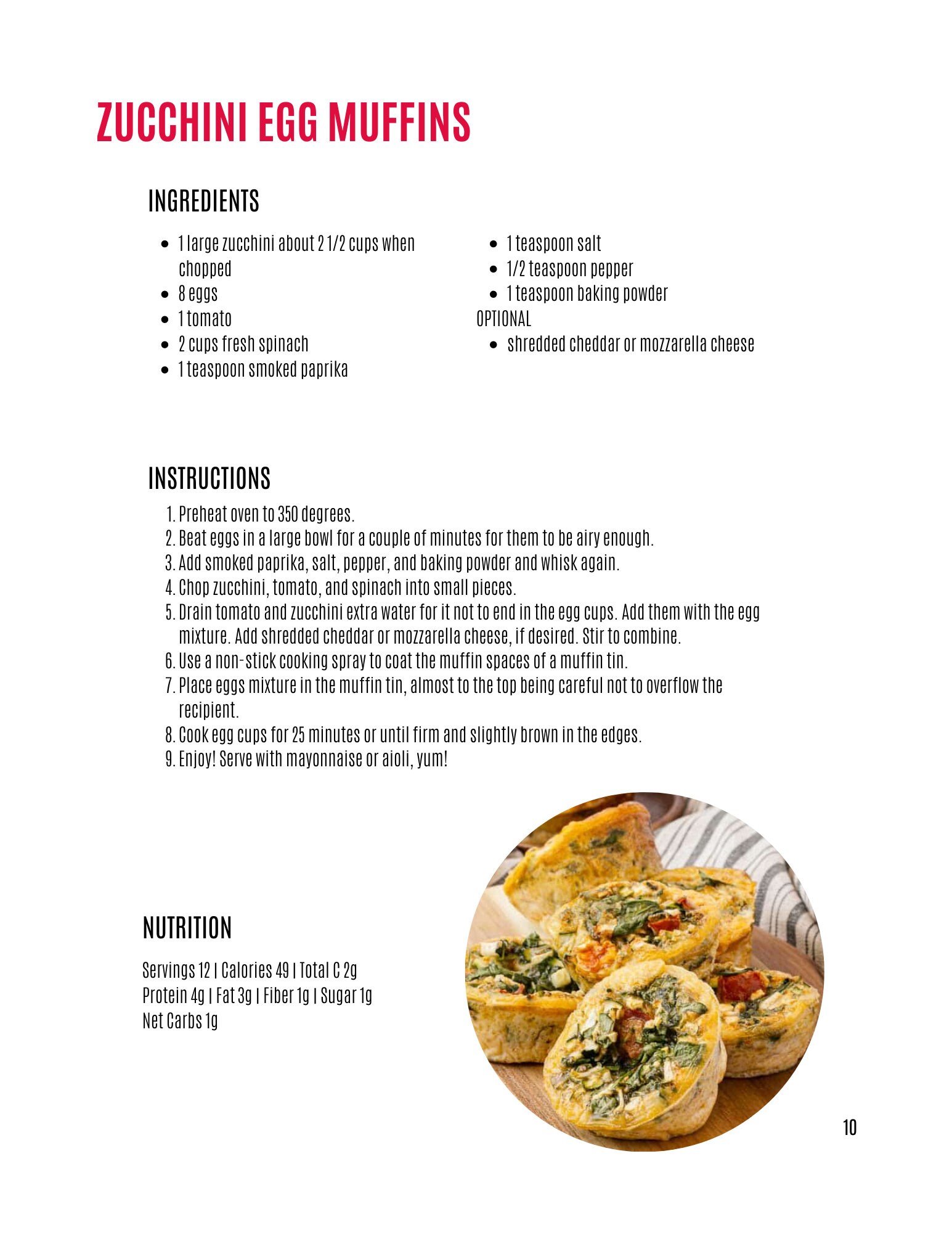 Healthy Breakfast Recipes Ecookbook - Etsy